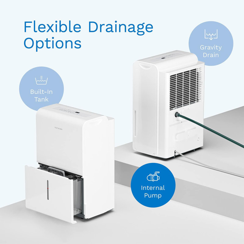 hOmeLabs 4,500 Sq. Ft Energy Star Dehumidifier with Pump for Large Rooms and Basements | Wayfair